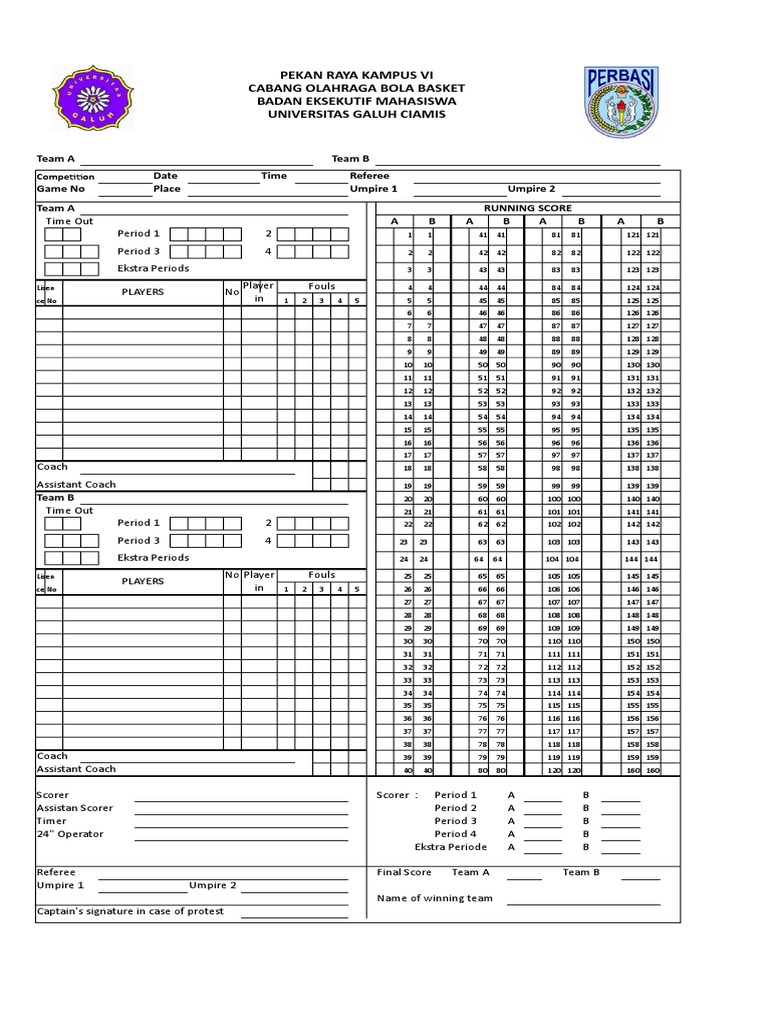 BASKETBALL MATCH REPORT | PDF | Referee | Sports