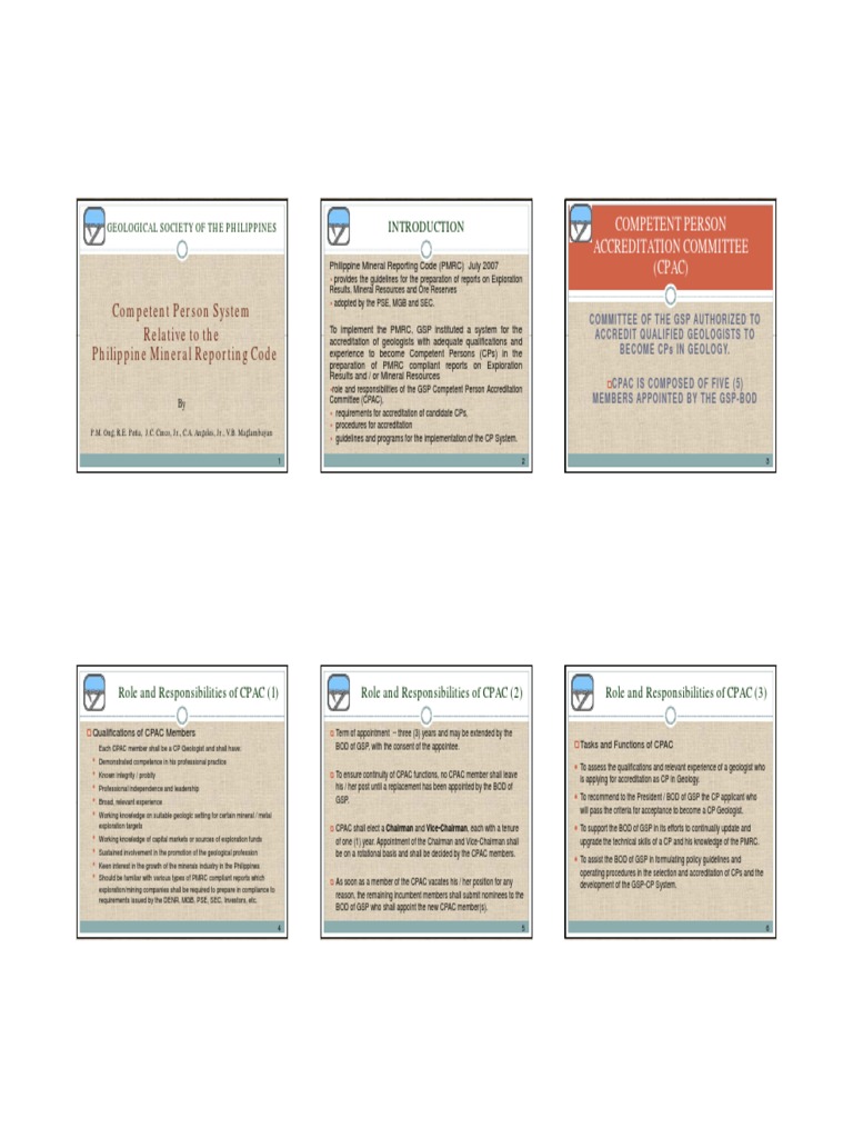 Philippine Mineral Reporting Code Guide | PDF | Quality Assurance ...