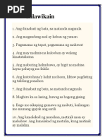 20 Halimbawa NG Palaisipan Na May Sagot | PDF