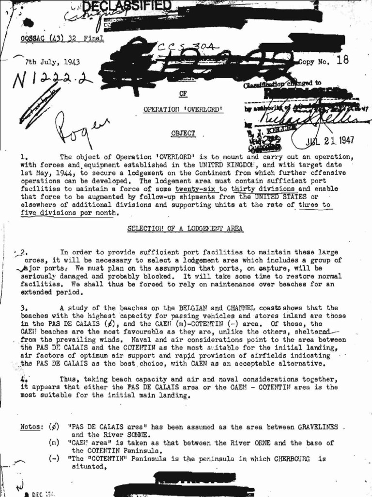 Operation Overlord (1944) | Operation Overlord | International Security