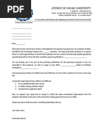 Affiliation Sample Letter 2 | PDF