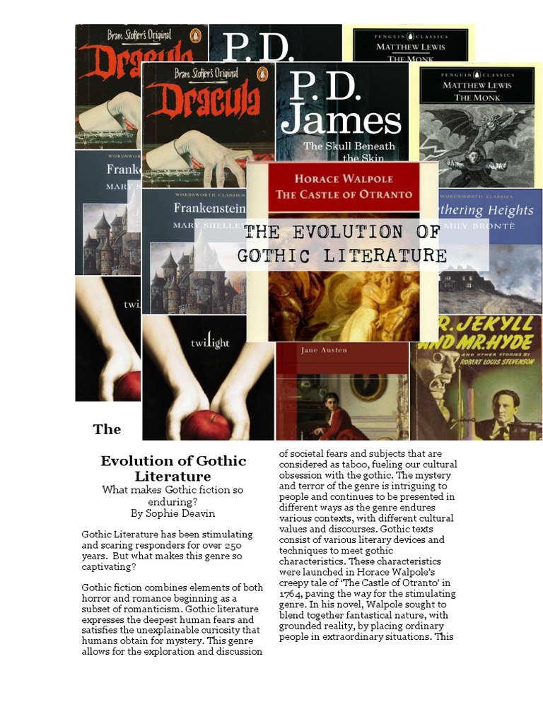 The Evolution of Gothic Literature | PDF | Gothic Fiction | Strange ...