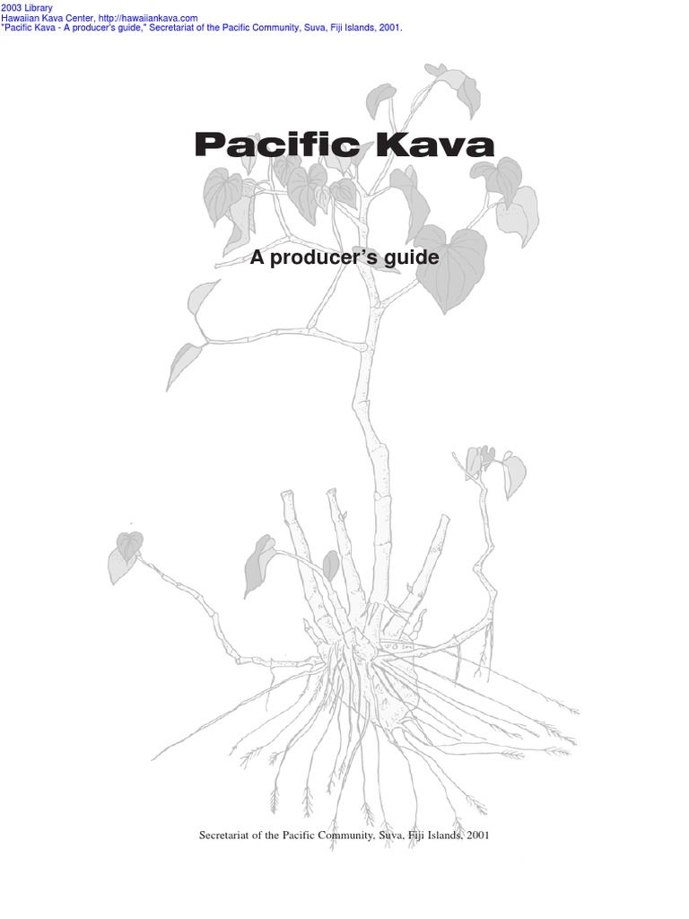 Kava Production Guide Final Edited1 | Plant Nursery | Seedling