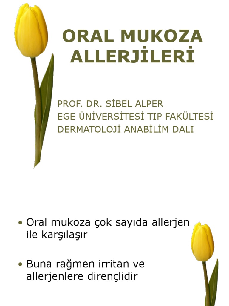 8-Oral Mukoza Alerjileri | PDF