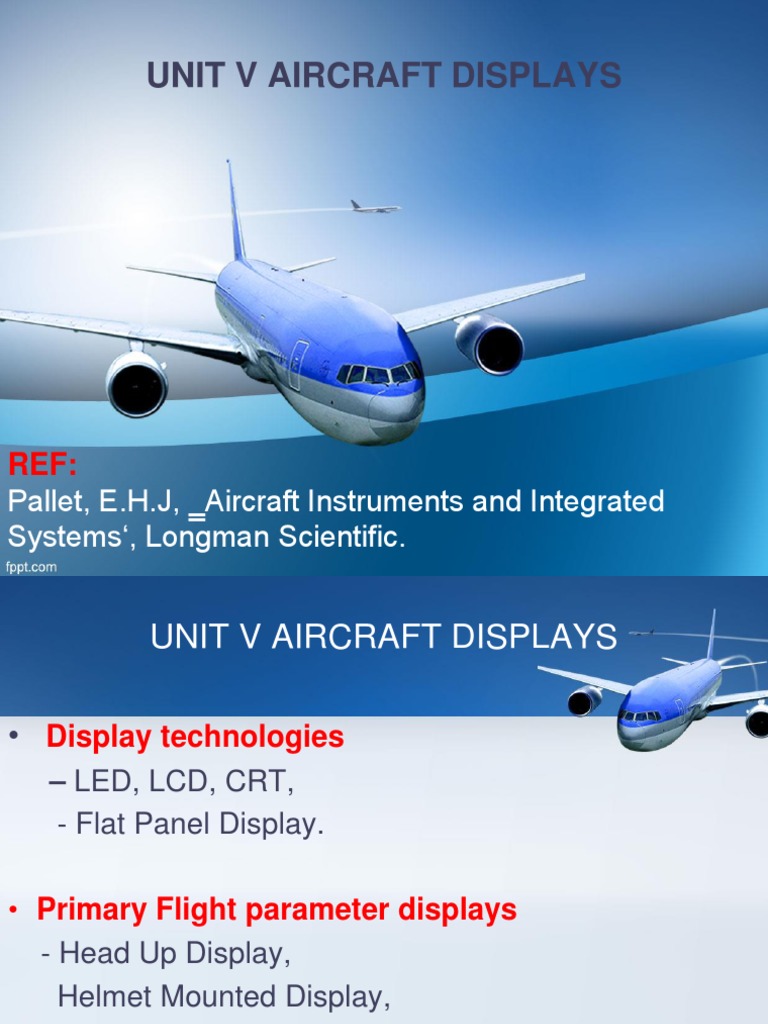 Aircraft Display Technologies: A Review of Primary Flight Parameter ...