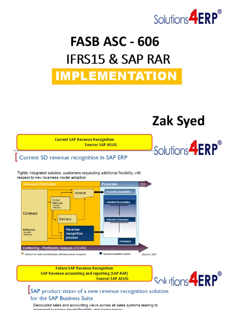 Ifrs15 Sap Rar Example | PDF