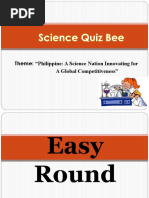 Grade 4 Science Quiz Bee | PDF | Earth | Muscle