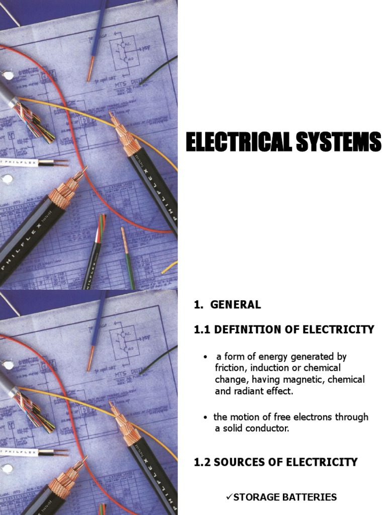 Electrical Systems Overview | PDF | Switch | Electrical Wiring