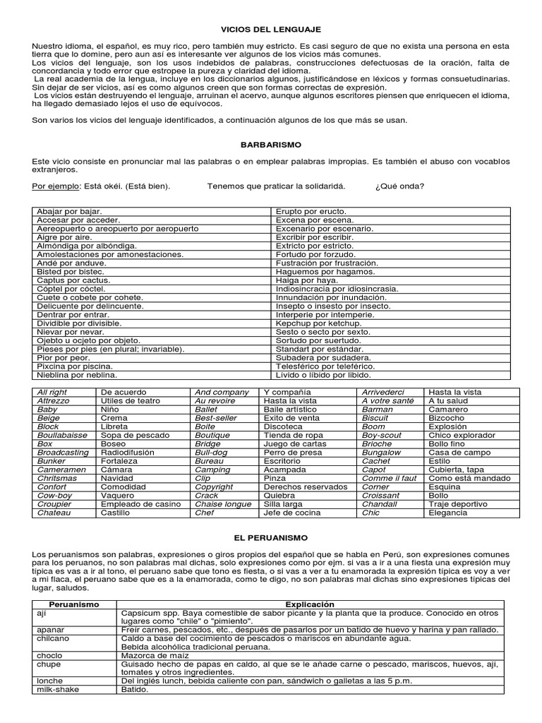 El Peruanismo | PDF | Batata | Maíz