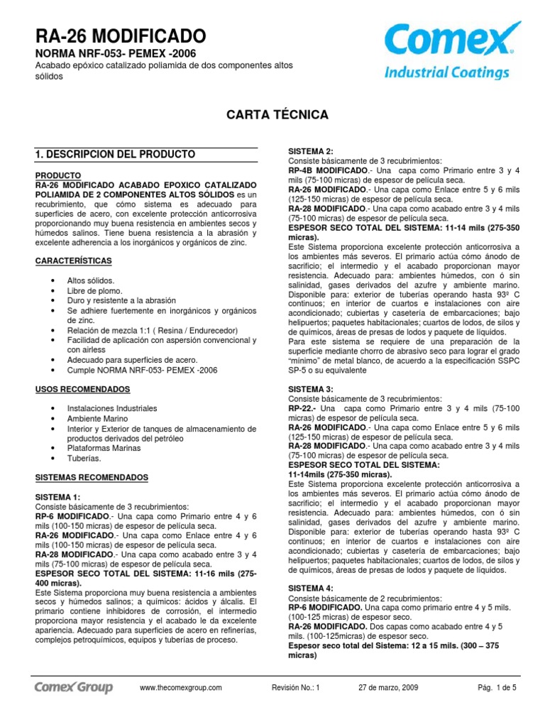 Ra 26 Modificado | PDF | Humedad | Pintar