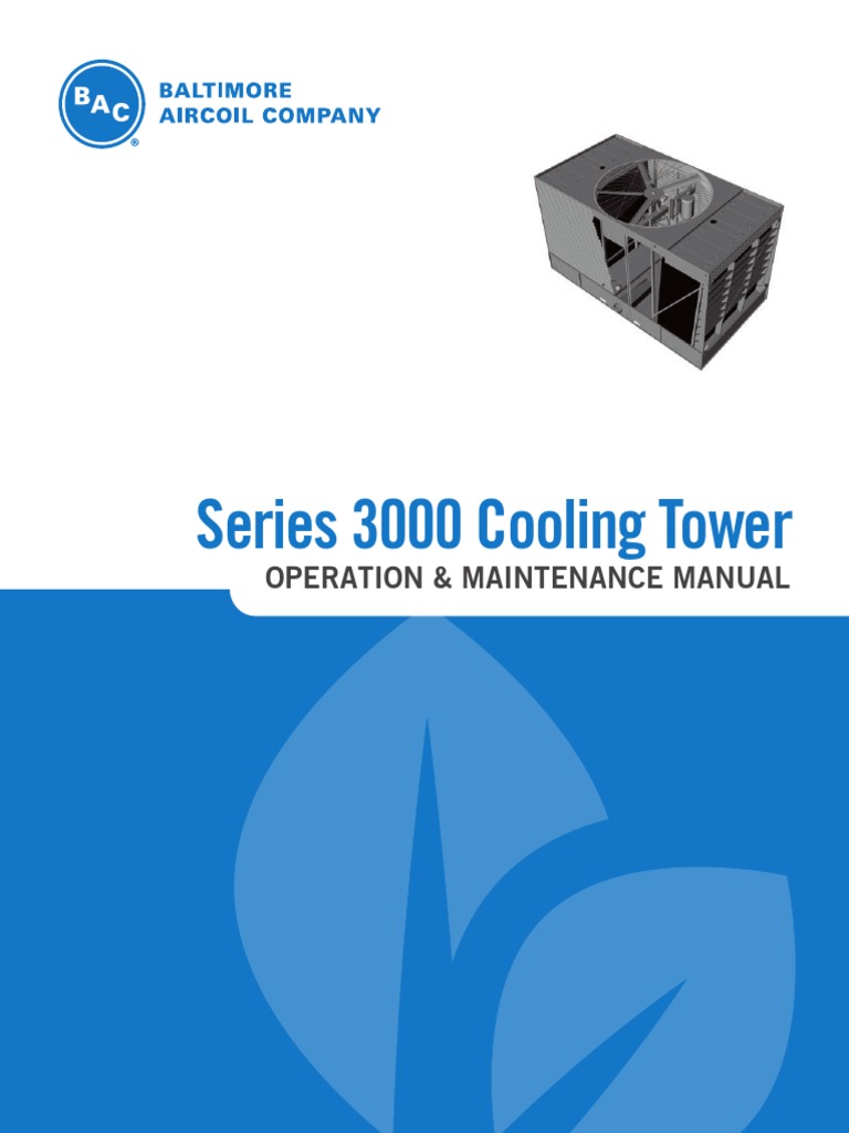 BAC Torre de Enfriamiento Series 3000 IOM | PDF | Hvac | Bearing ...