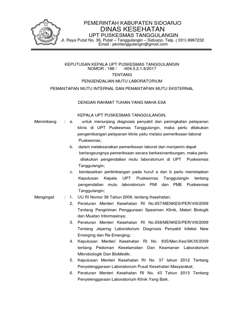 8.1.7.5 SK Lab Pmi Dan Pme | PDF