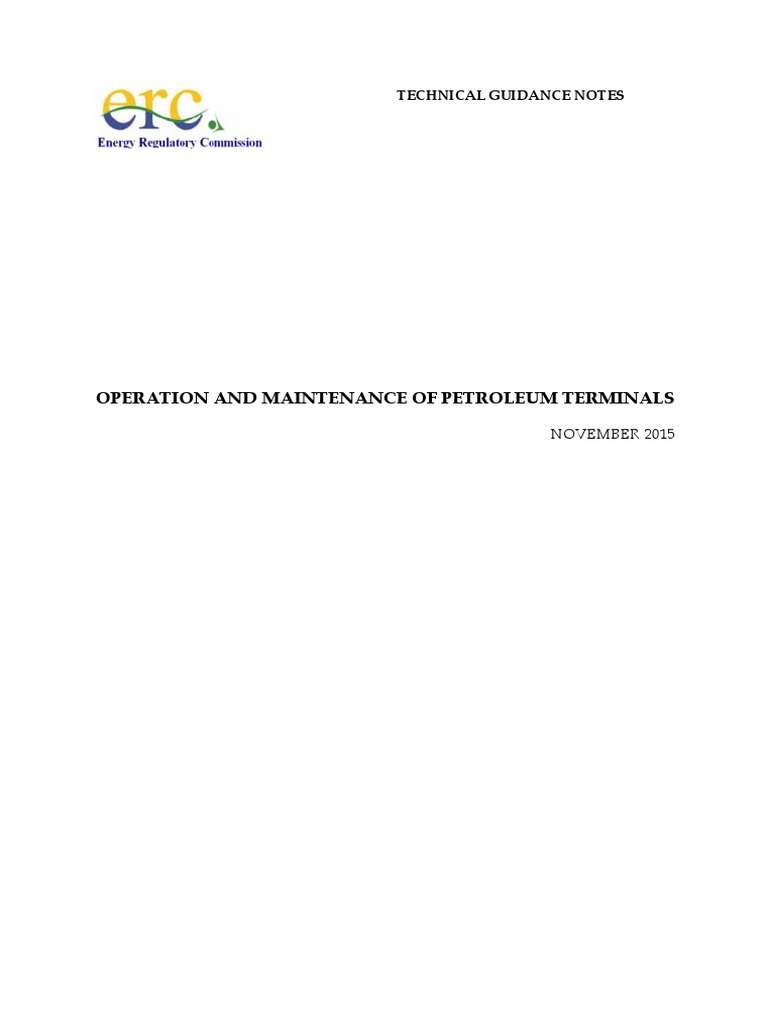 Operation and Maintenance of Petroleum Terminals | Download Free PDF ...
