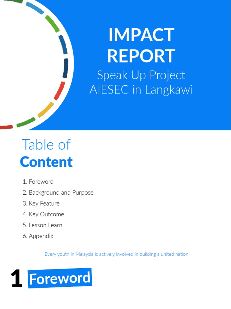 Impact Report Template | PDF