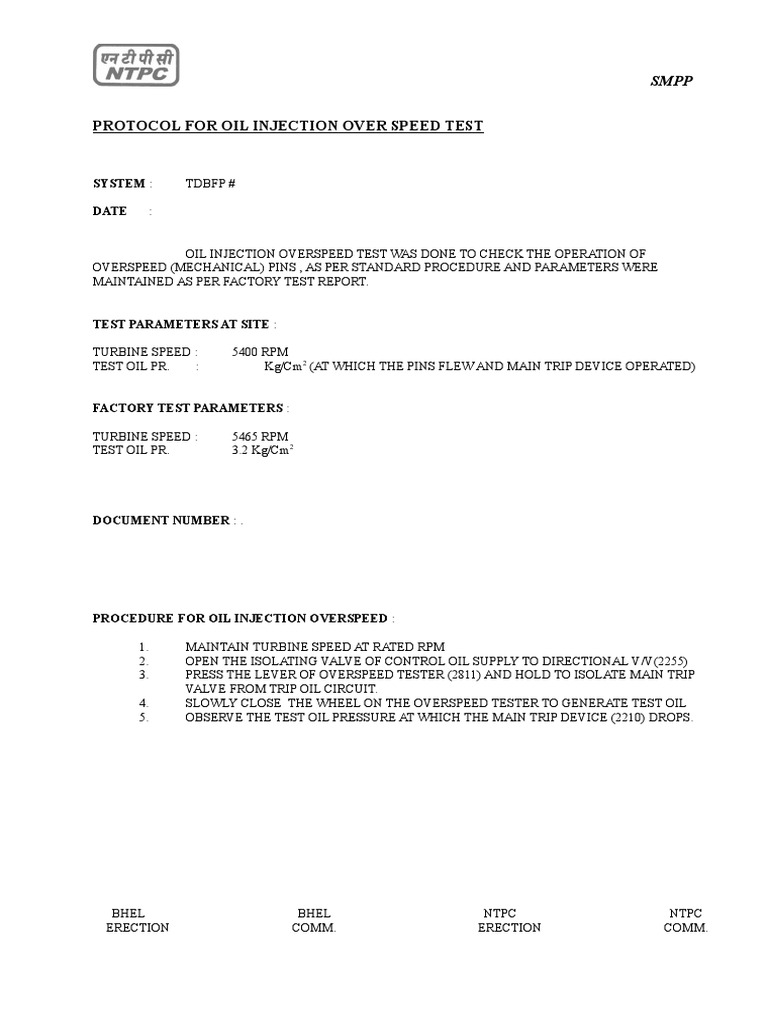 TDBFP Over Speed Protocol | PDF