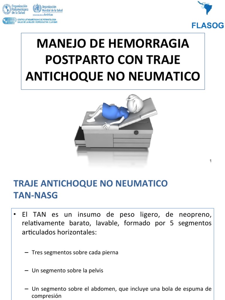 Manejo de Hemorragia Postparto Con Traje Antichoque No Neumatico ...