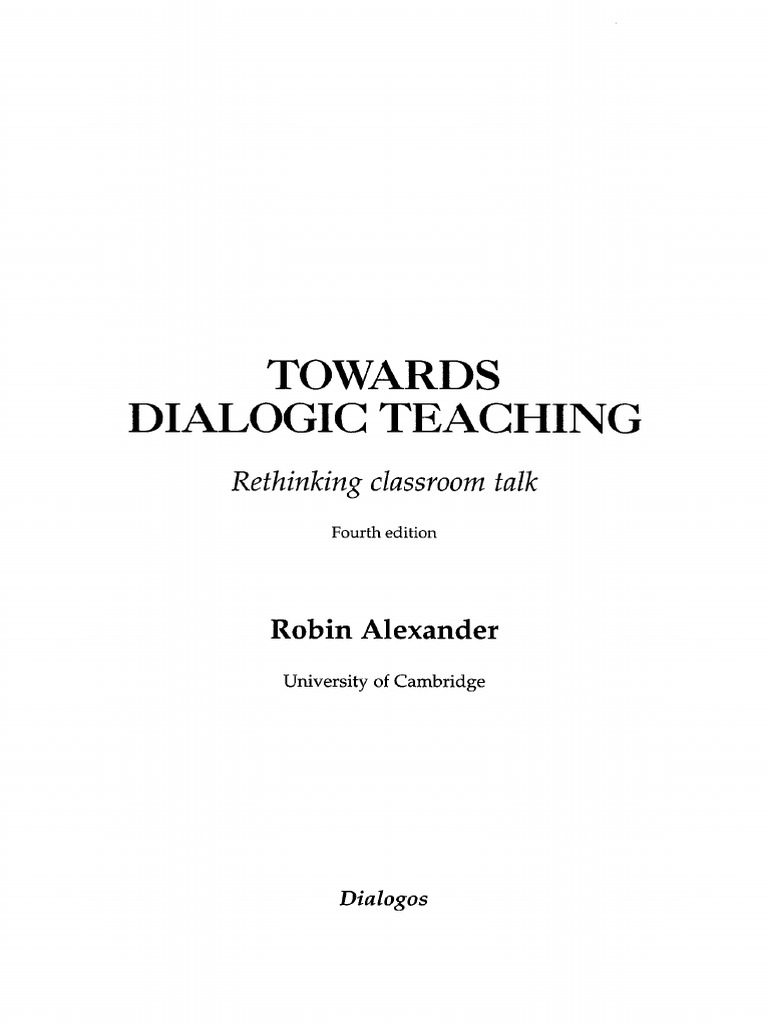 Towards Dialogic | PDF
