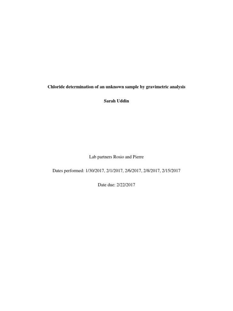 gravimetric-analysis-lab-report-by-sarah-uddin-pdf-precipitation