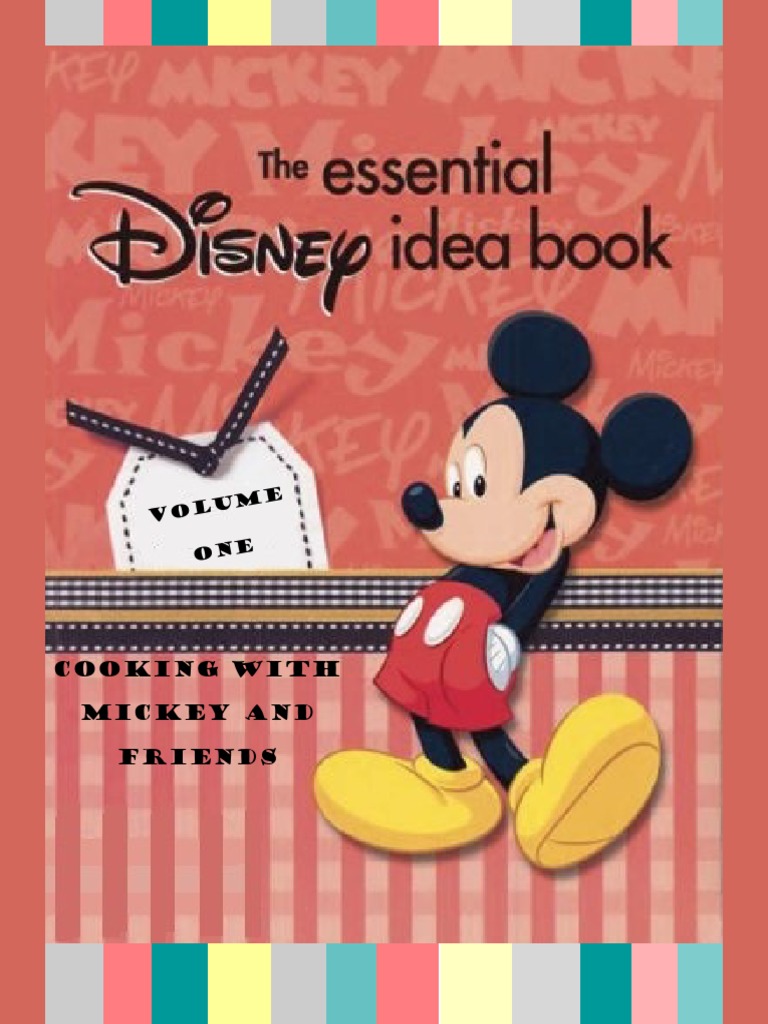 Craft Book Vol. 1, Cooking With Mickey and Friends | PDF | Cakes ...