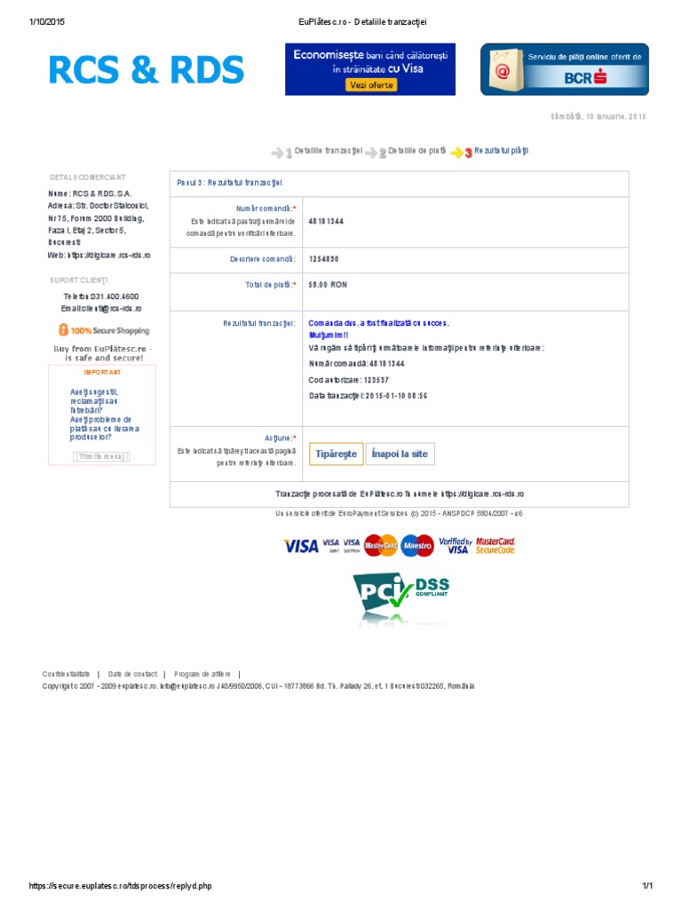 Factura Digi 08.01.2015 | PDF