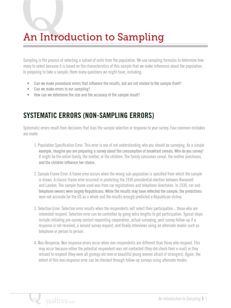 Sampling PDF | PDF | Sampling (Statistics) | Confidence Interval