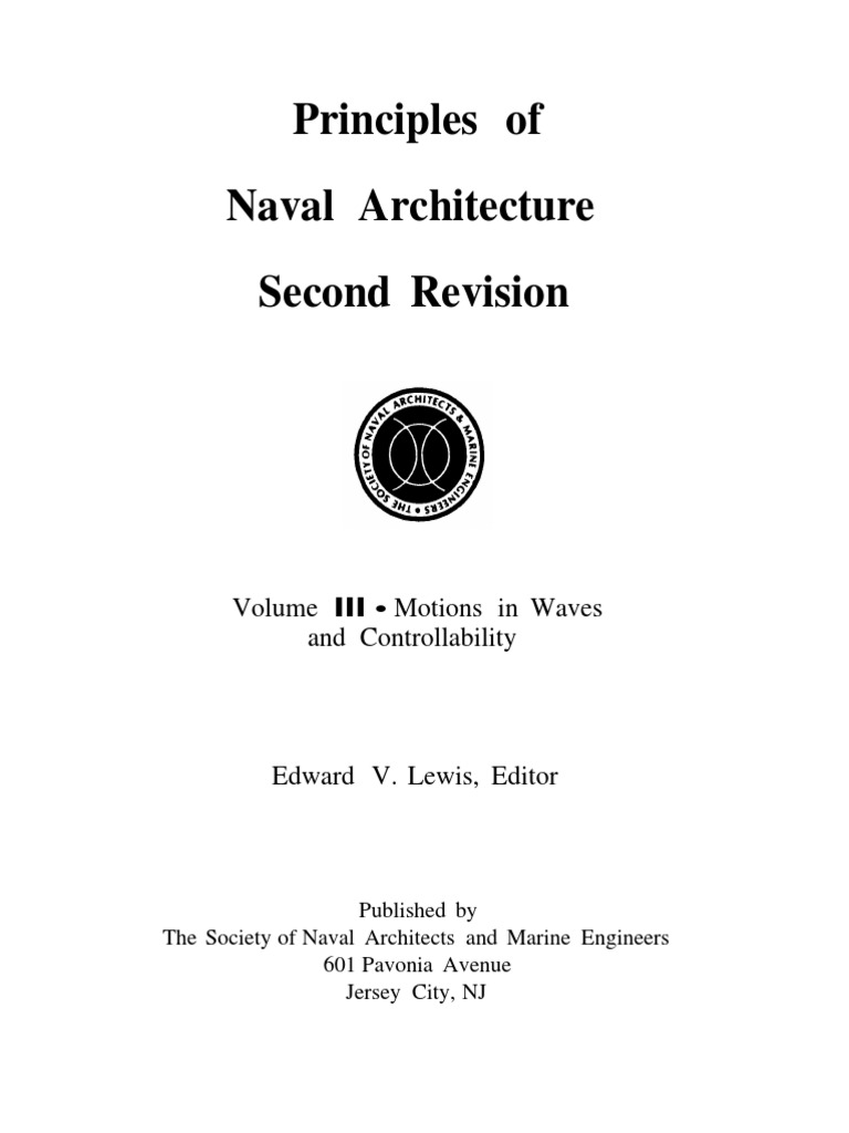 Principles of Naval Architecture PDF | PDF