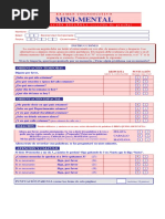 Minimental Adultos | PDF