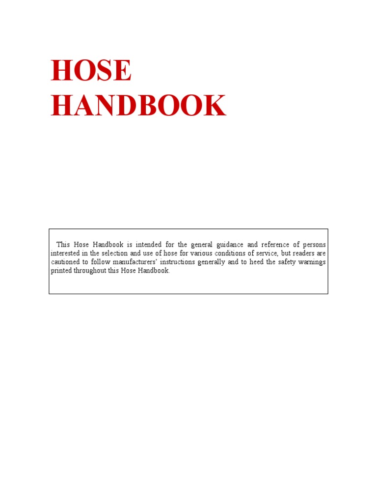 Hose Handbook March 2003 PDF | PDF