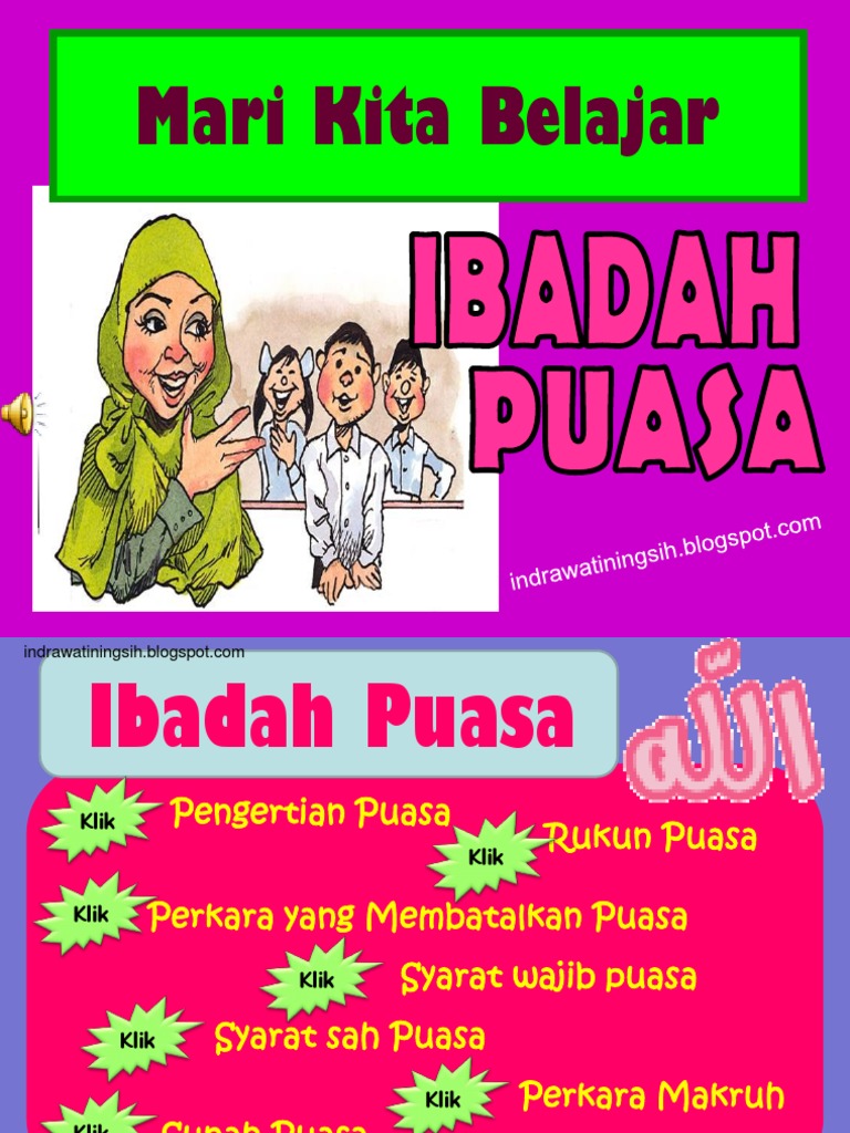 Power Point Tentang Ibadah Puasa | PDF