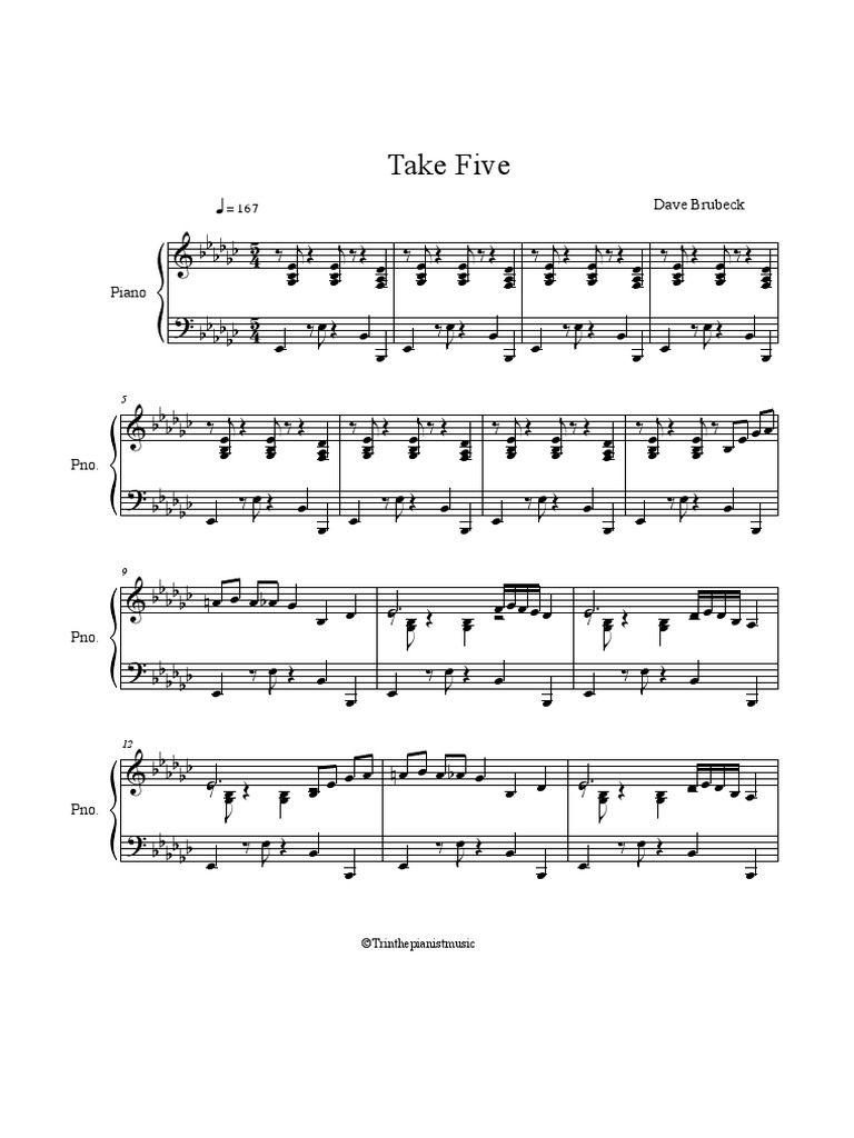 Take Five PDF | PDF | Loisirs