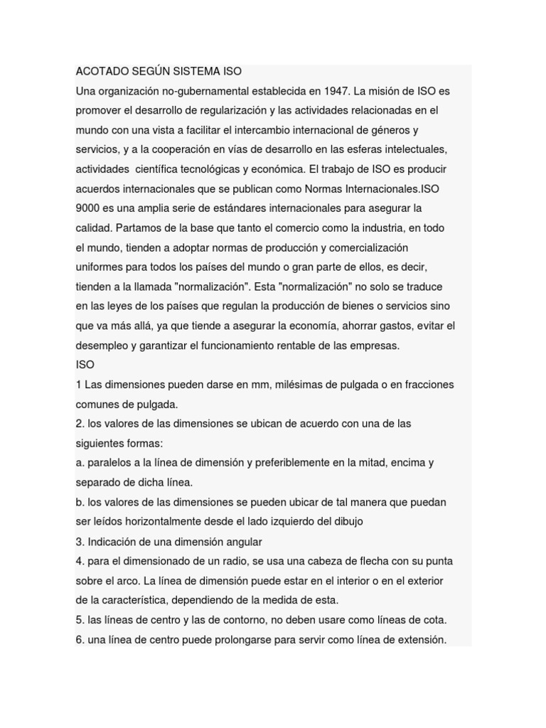 Acotado Según Sistema Iso | PDF | Esfera | Organización internacional para la estandarización