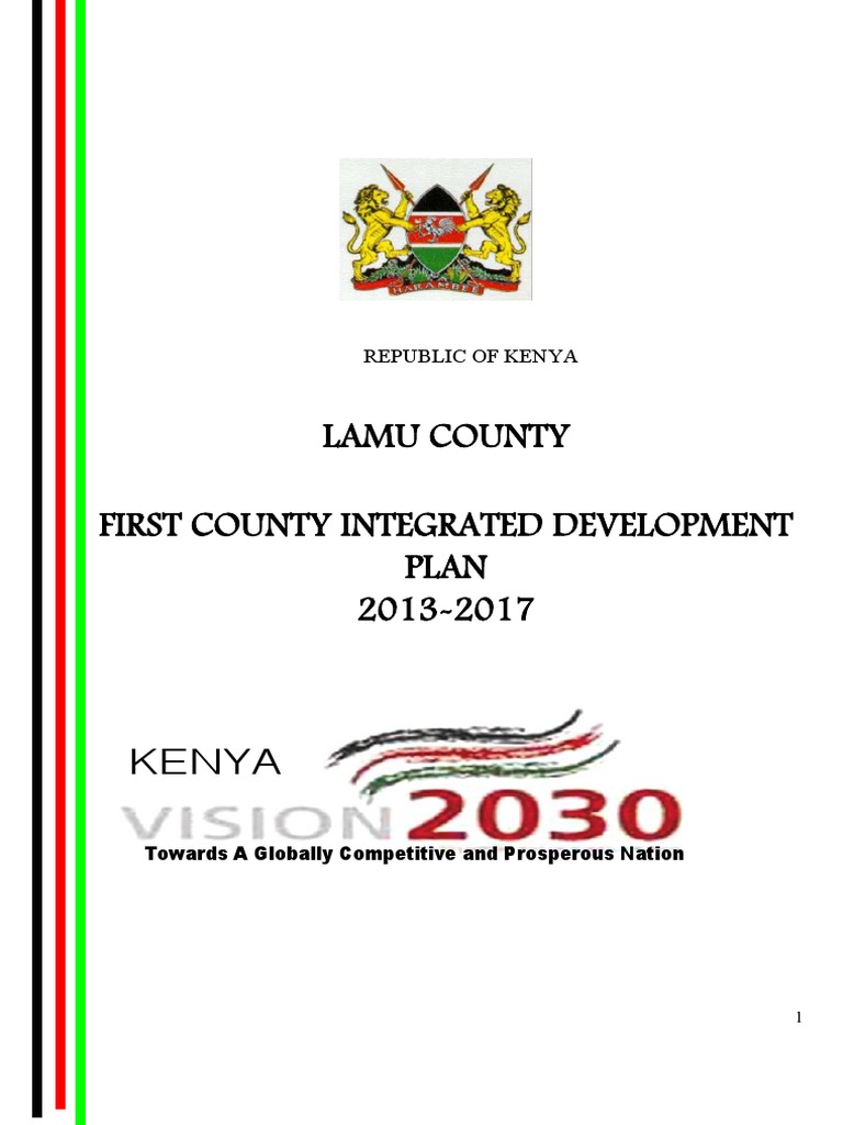 Lamu-CIDP 2013-2017 | PDF | Human Development (Humanity) | Human ...