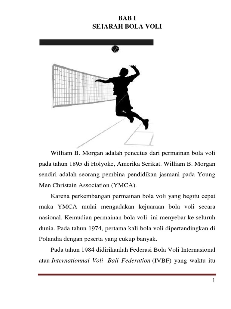 Sejarah dan Peraturan Bola Voli | PDF