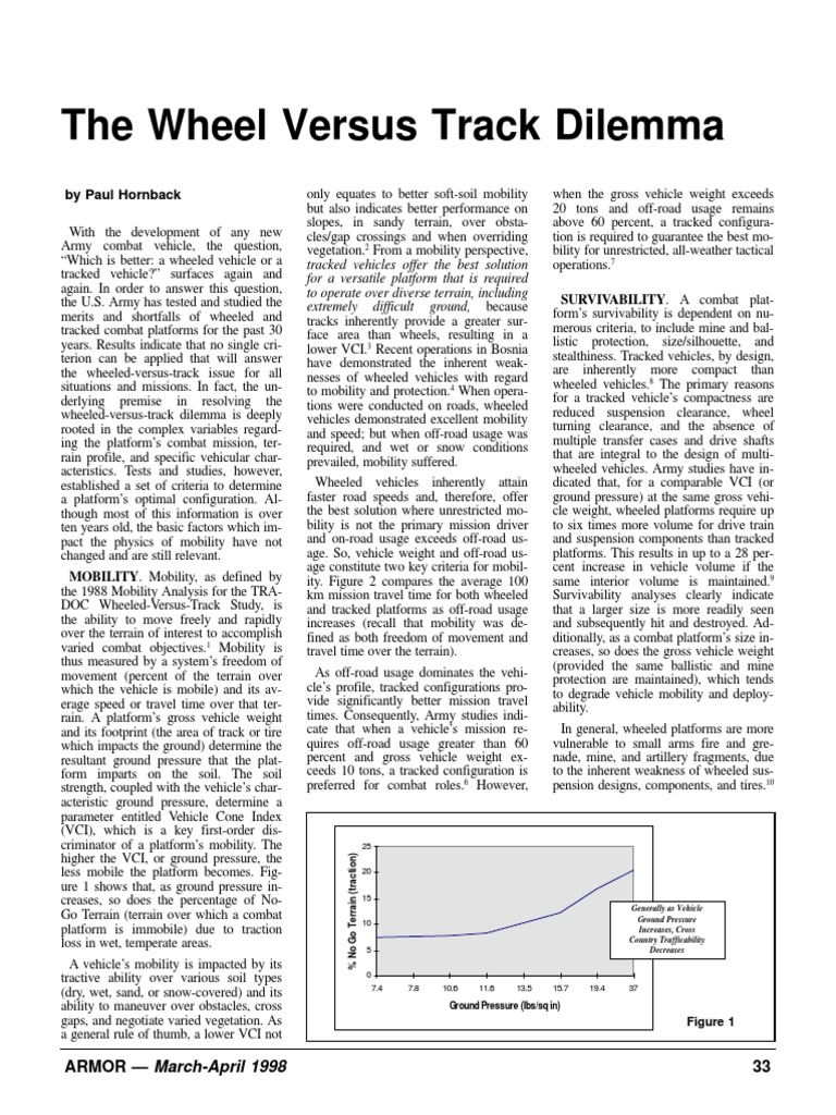 Wheel Vs Track PDF | PDF