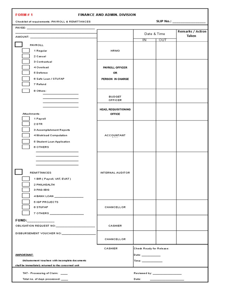 Routing Slip | PDF | Cheque | Voucher