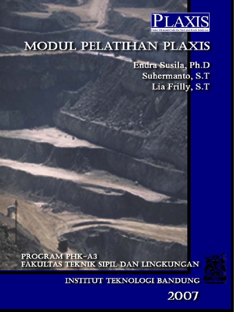 Modul Pelatihan Plaxis - 2007 Rev | PDF