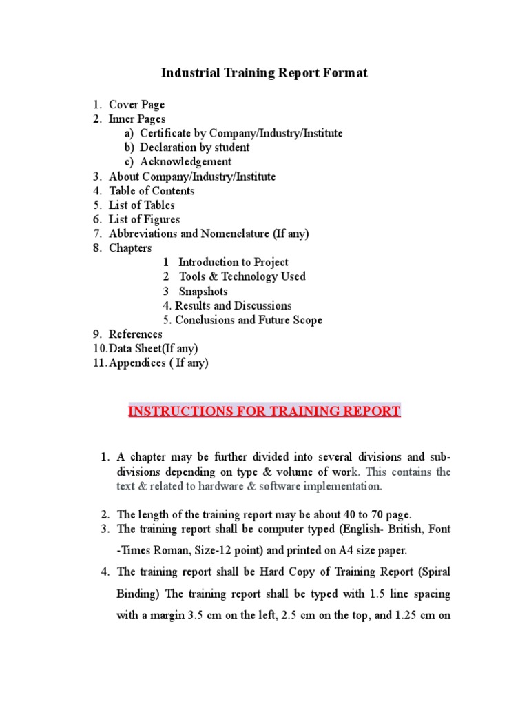Industrial Training - Report - Format | PDF | Computing | Software