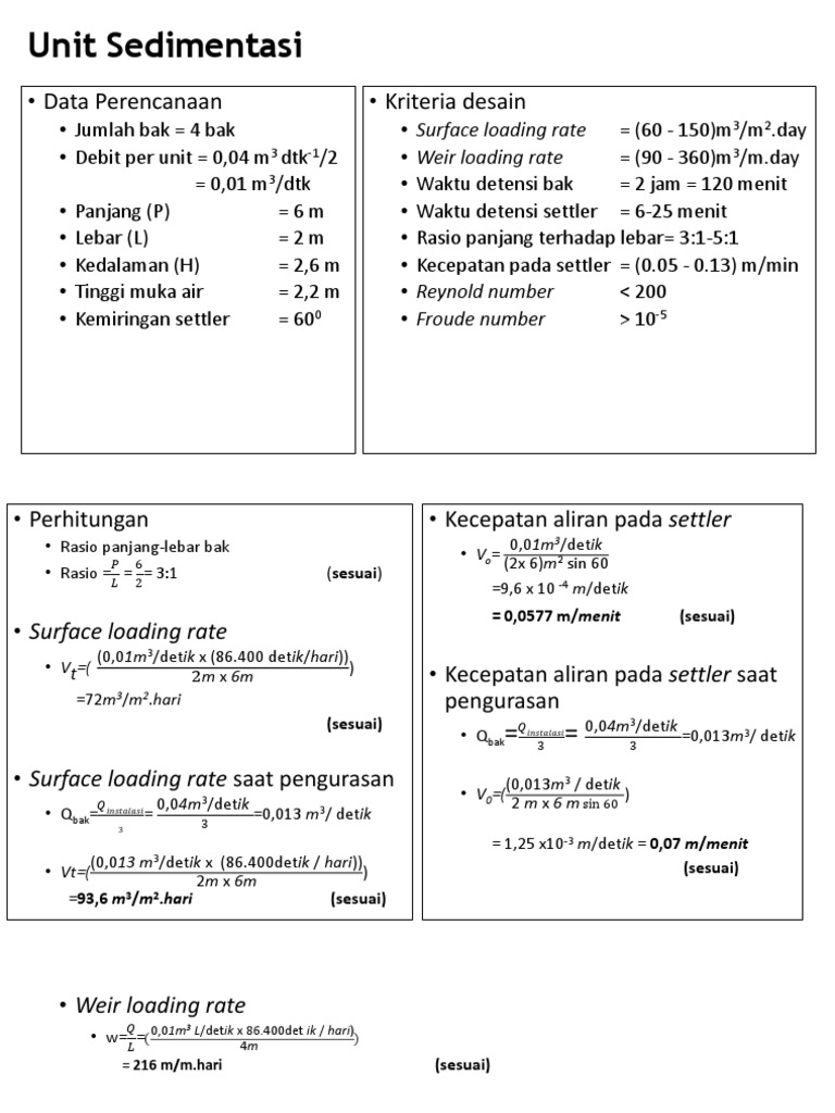 Bak Sedimentasi | PDF
