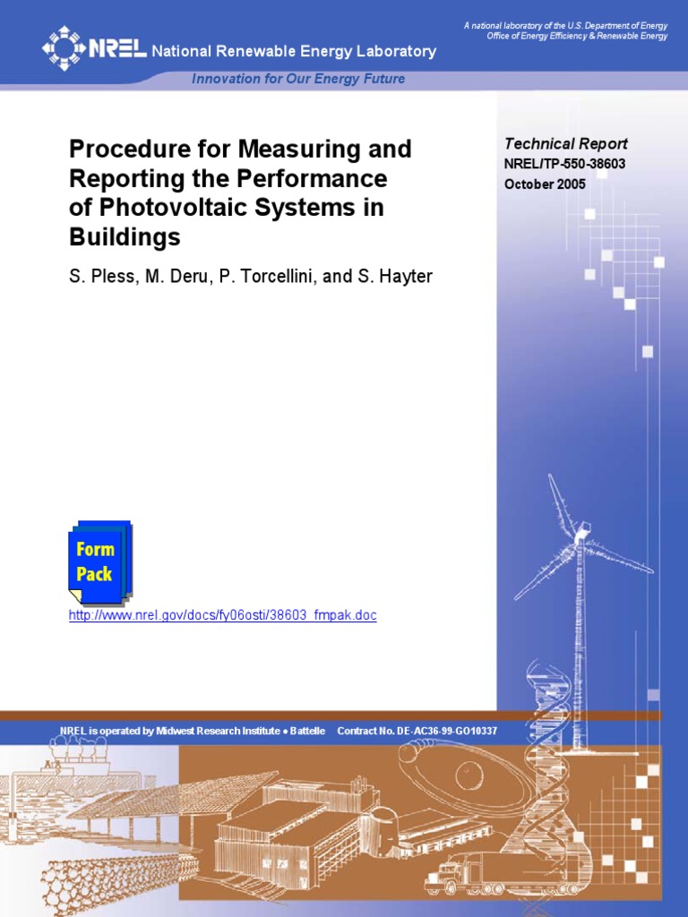 NREL - Performance of PV+ESS PDF | PDF | Photovoltaic System ...