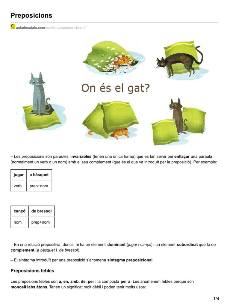 Preposicions