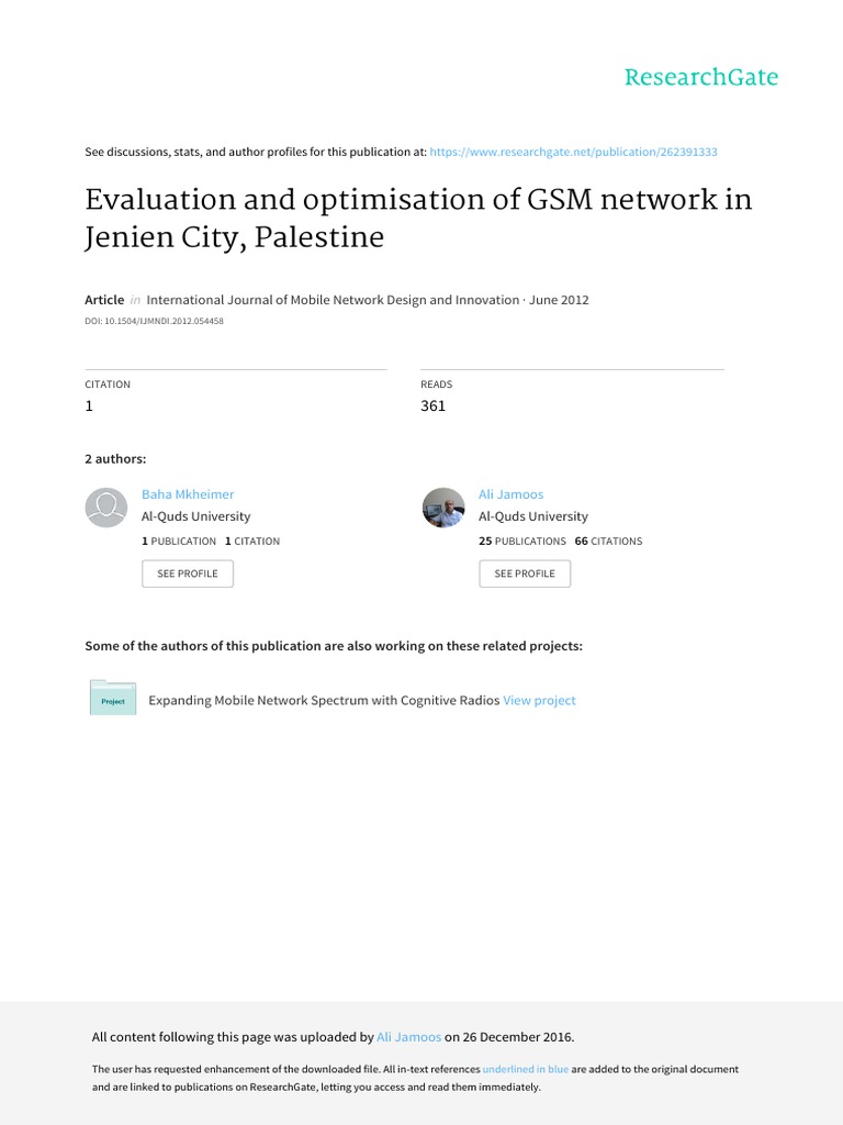 JAWWAL | PDF | Cellular Network | Gsm