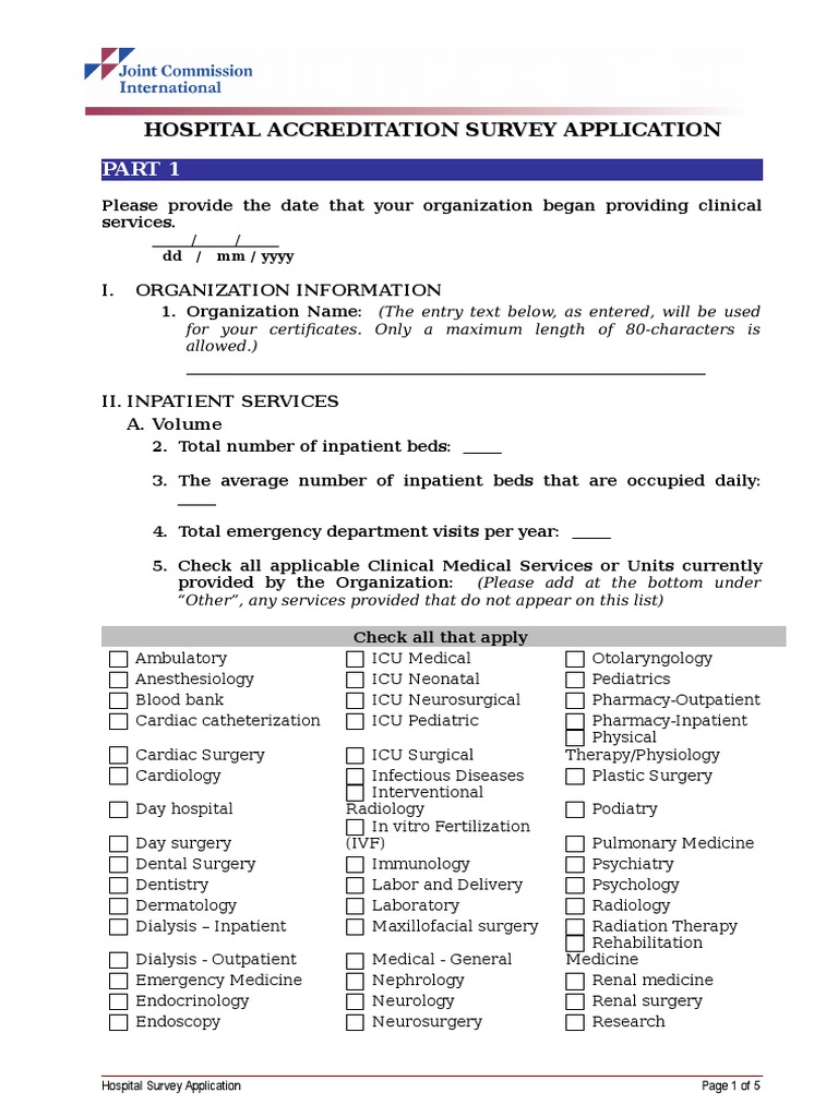 Hospital Application For Price Estimate | PDF | Clinic | Patient