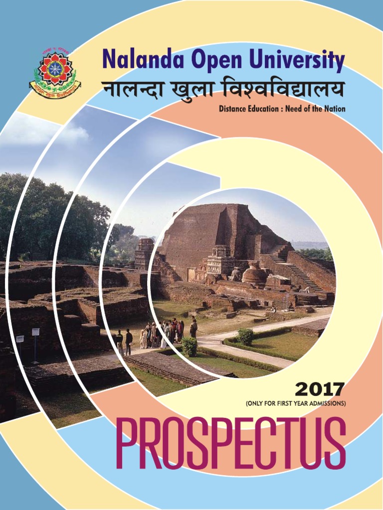 Nalanda Open University Prospectus 2025 | PDF | Postgraduate Education ...