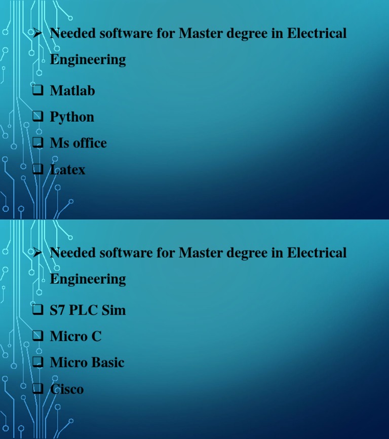 Software For Electrical Engineer | PDF | Software | Computer Engineering