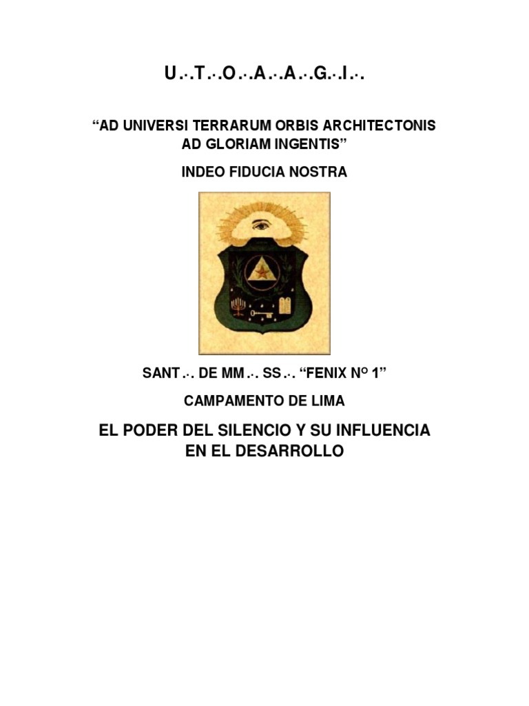 El Poder Del Silencio Y Su Influencia En El Desarrollo Interior Pdf