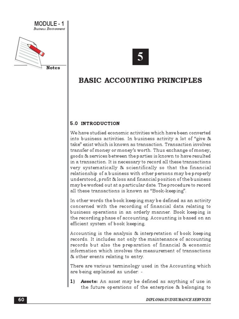 Basic of Accounting Principles PDF | PDF | Business | Finance & Money ...