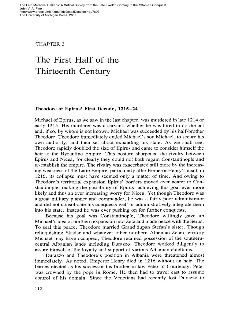 13ος PDF | PDF | University Of Michigan | Balkans