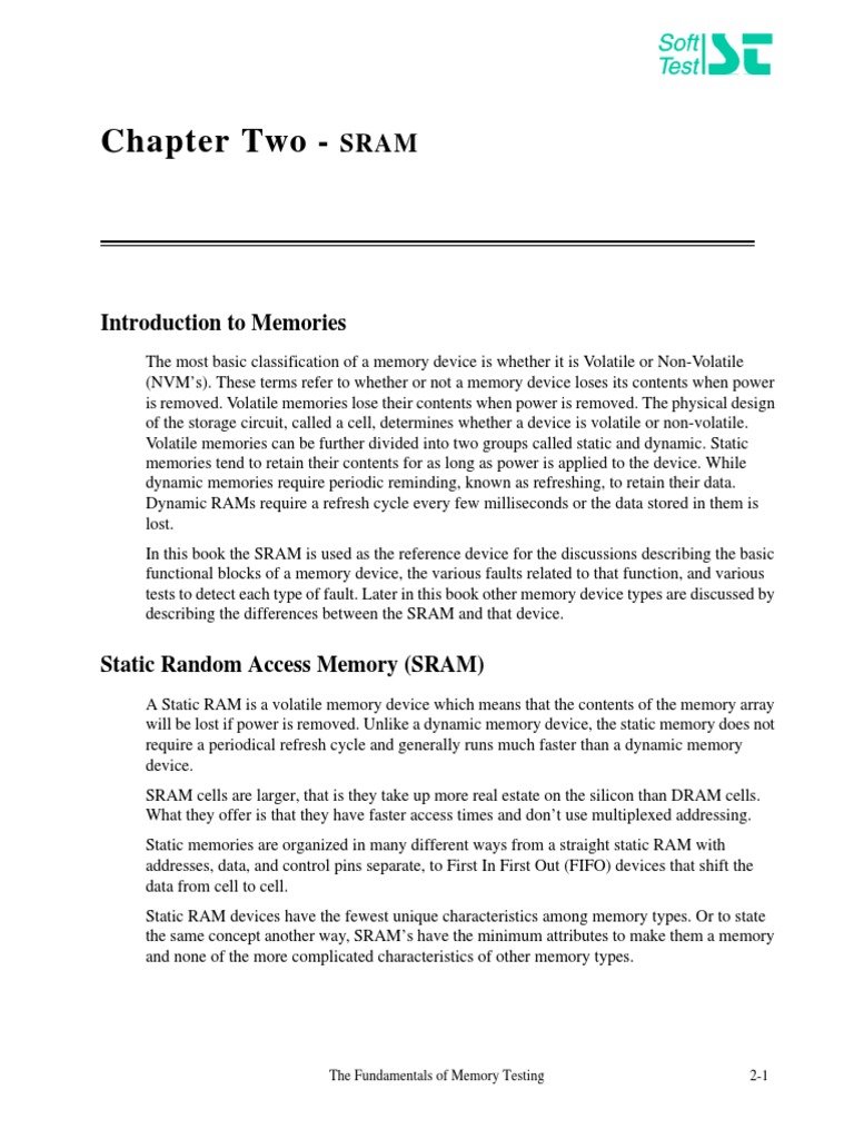Sram PDF | PDF | Random Access Memory | Dynamic Random Access Memory