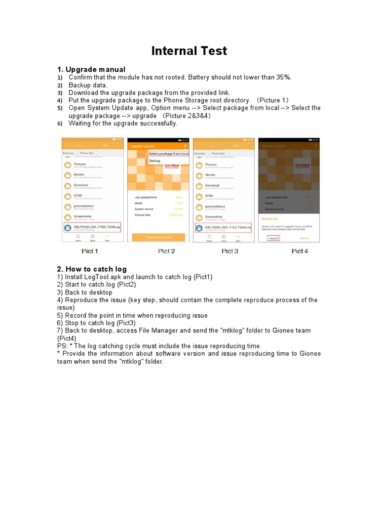 Internal Test Manual PDF | PDF | Backup | Computer Architecture