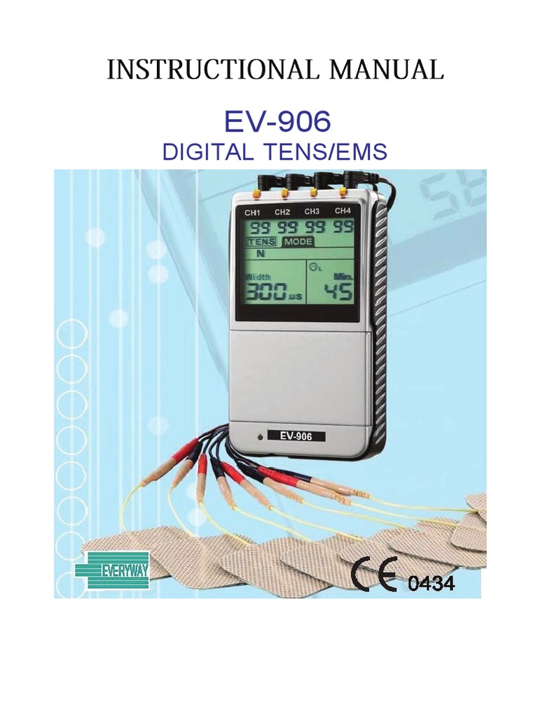 EV 906 Manual | Electrical Connector | Pain